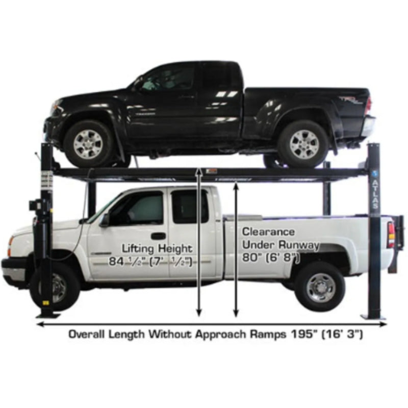 Smart Lifting Systems | 8,000lb 4 Post Lift - Extra Tall | Mint Garage